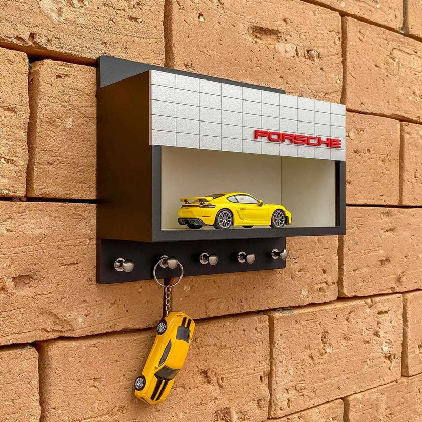 Porsche Wall Key Hook Rack - Scale Model Car Display Case – Brazilian ...