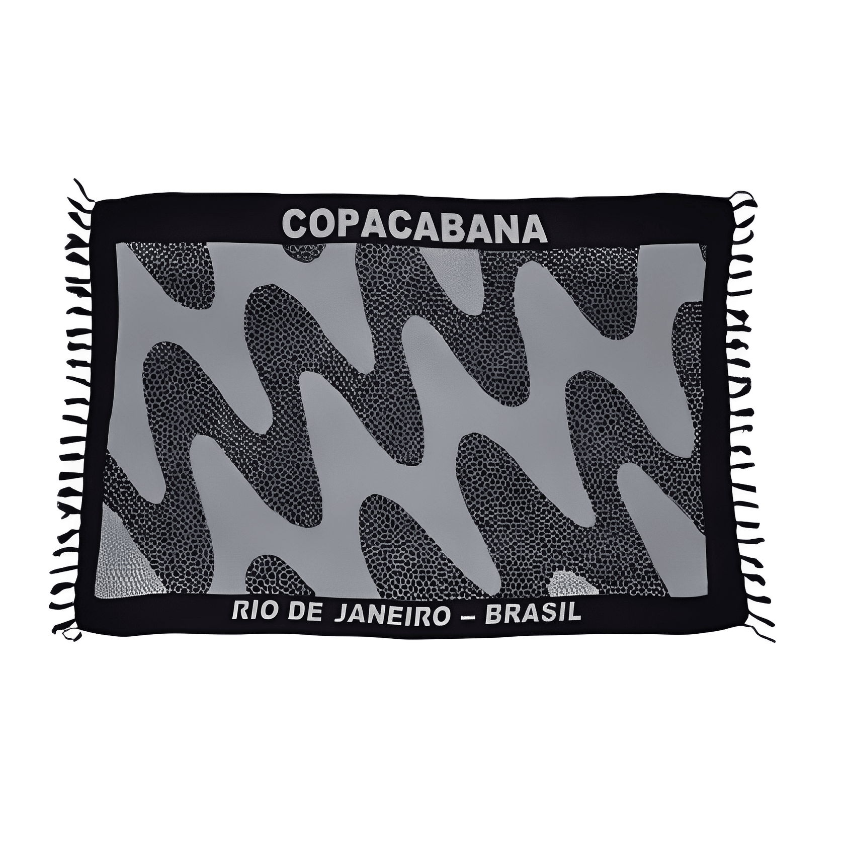 Canga Copacabana Sidewalk – Brazilian Beach Towel | Rio de Janeiro ...