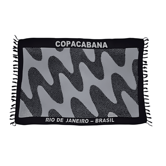 Canga Copacabana Sidewalk – Brazilian Beach Towel | Rio de Janeiro ...