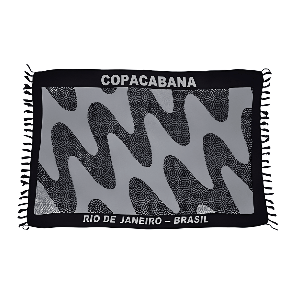 Canga Copacabana Sidewalk – Brazilian Beach Towel | Rio de Janeiro ...